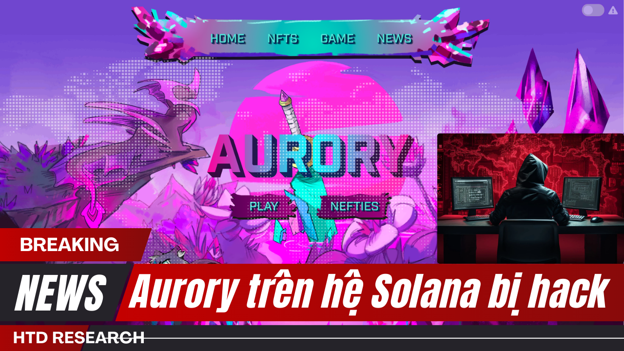 Aurory trên hệ Solana bị hack: Thanh khoản Pool USDC giảm 80% - Htdresearch